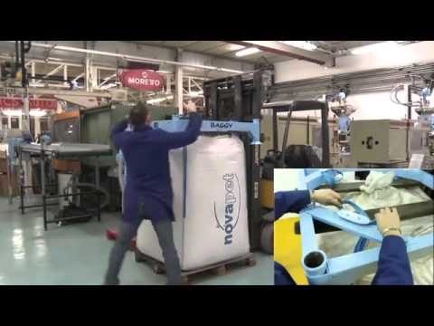 Moretto S p A Svuota Big bag BAGGY Big bag Unloader - YouTube