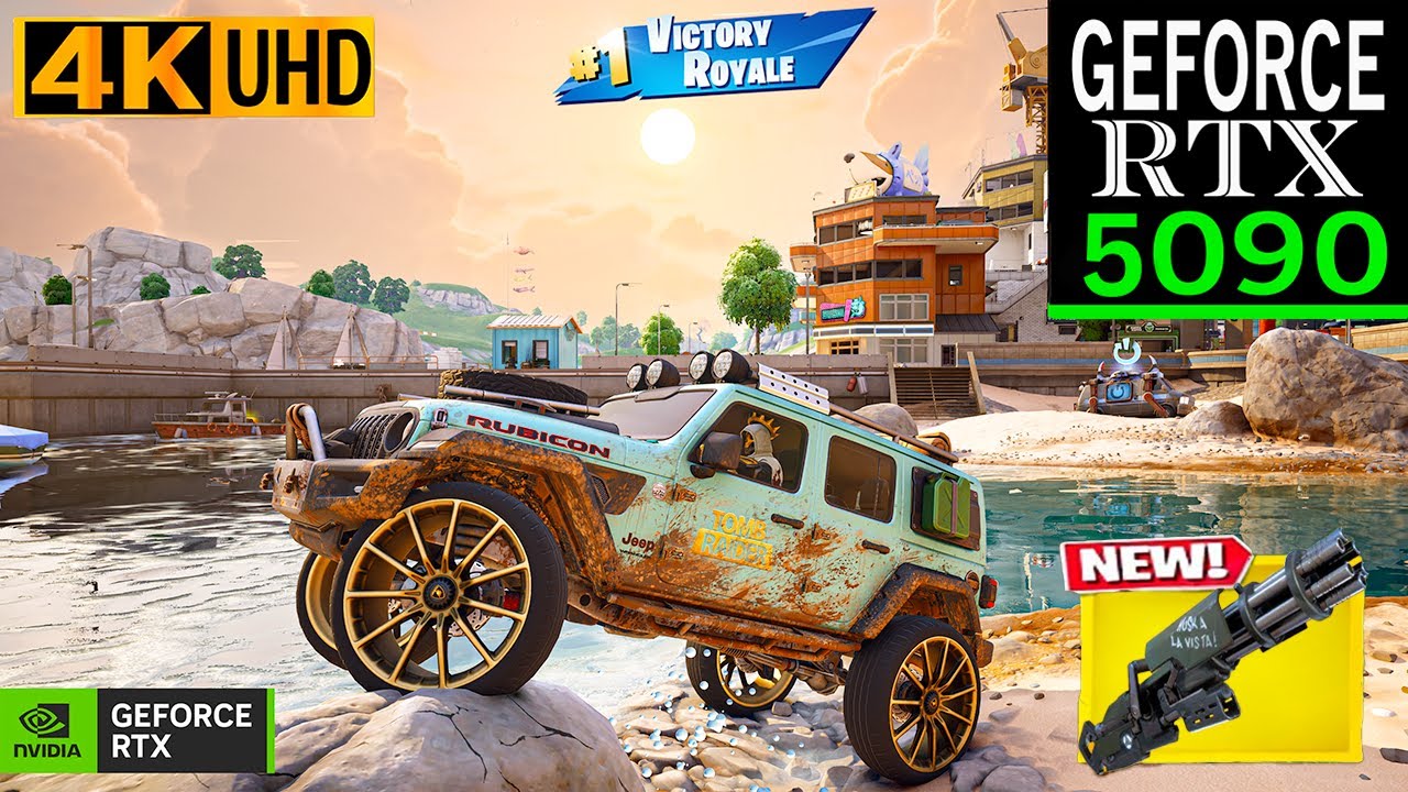 Fortnite on RTX 5090 | 4K Max Graphics + Ray Tracing ON | Chapter 6 ...