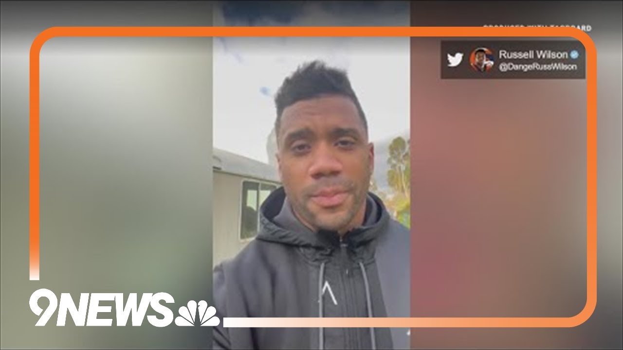Russell Wilson speaks out after report on his charity - YouTube