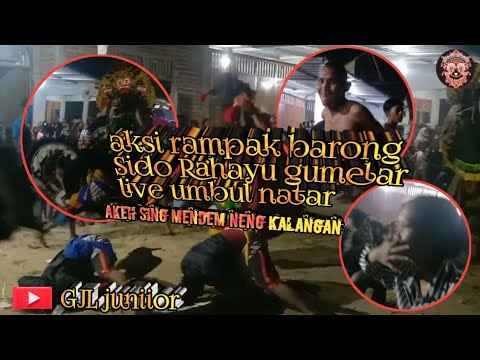 Aksi rampak barong Sido Rahayu gumelar live umbul natar - YouTube