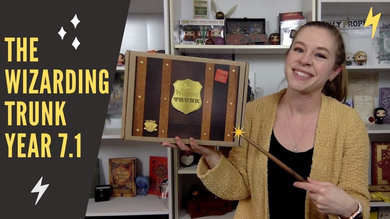 NEW HARRY POTTER MYSTERY SUBSCRIPTION BOX - THE WIZARDING TRUNK YEAR 7. ...