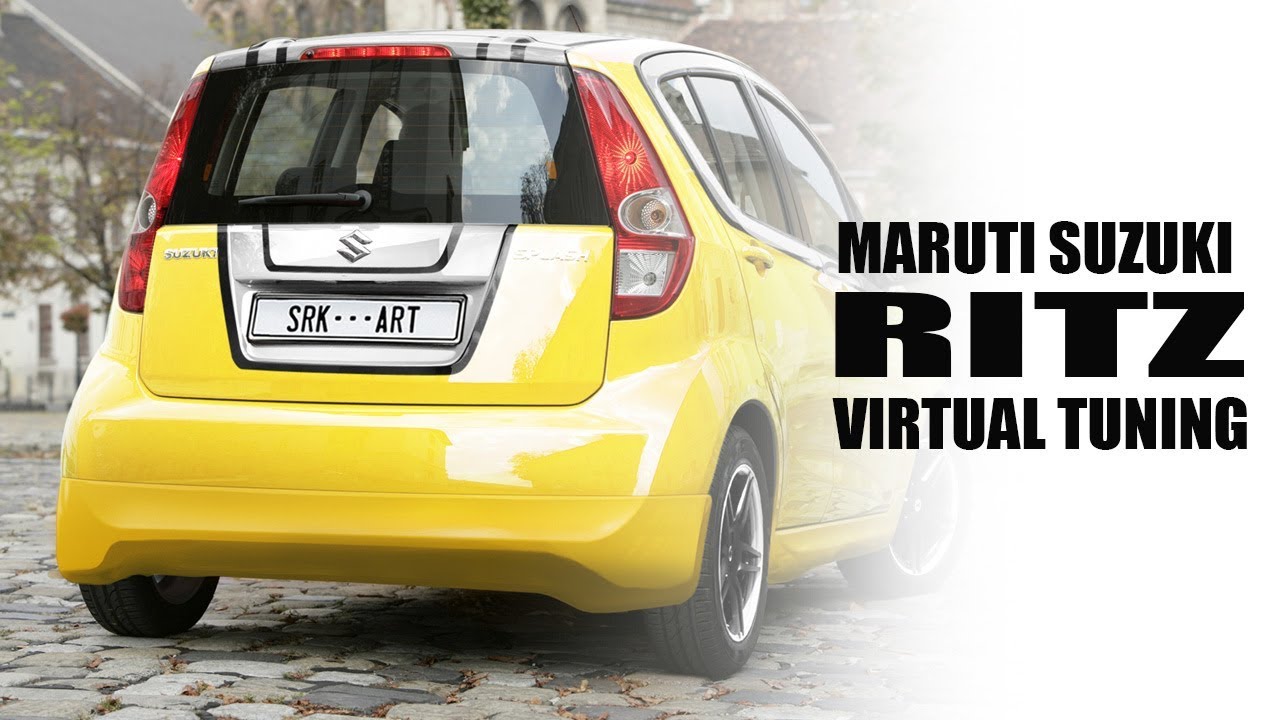 Maruti Suzuki Ritz / Suzuki Splash - Virtual Tuning | SRK Designs - YouTube