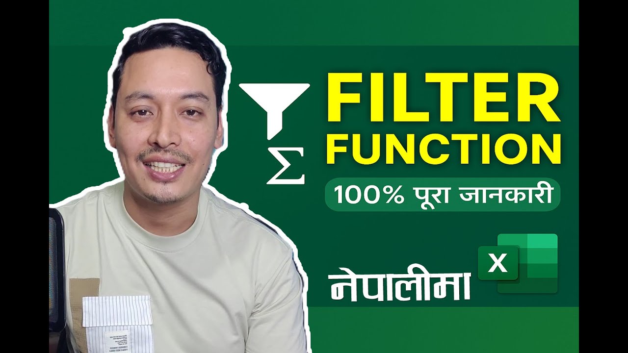 Excel मा Filter Function कसरी प्रयोग गर्ने? || Step-by-Step Nepali Tutorial - YouTube