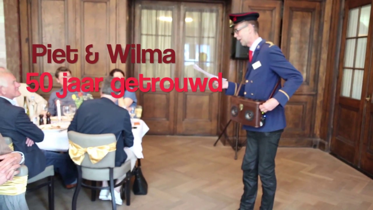 Piet en Wilma 50 jaar getrouwd - YouTube