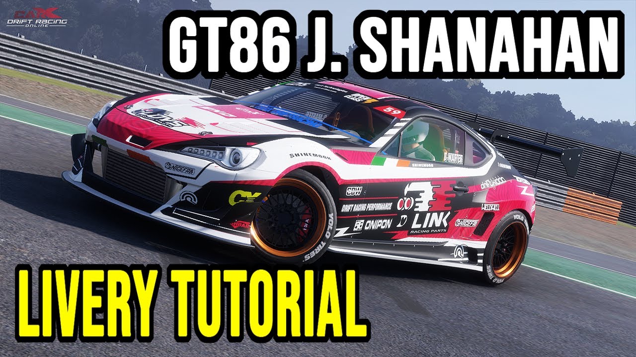 CarX Drift Racing Online - GT86 J. Shanahan DMEC [Livery Tutorial] - YouTube