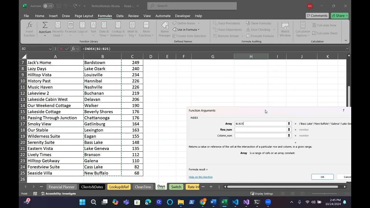 XMATCH & Index Functions - YouTube