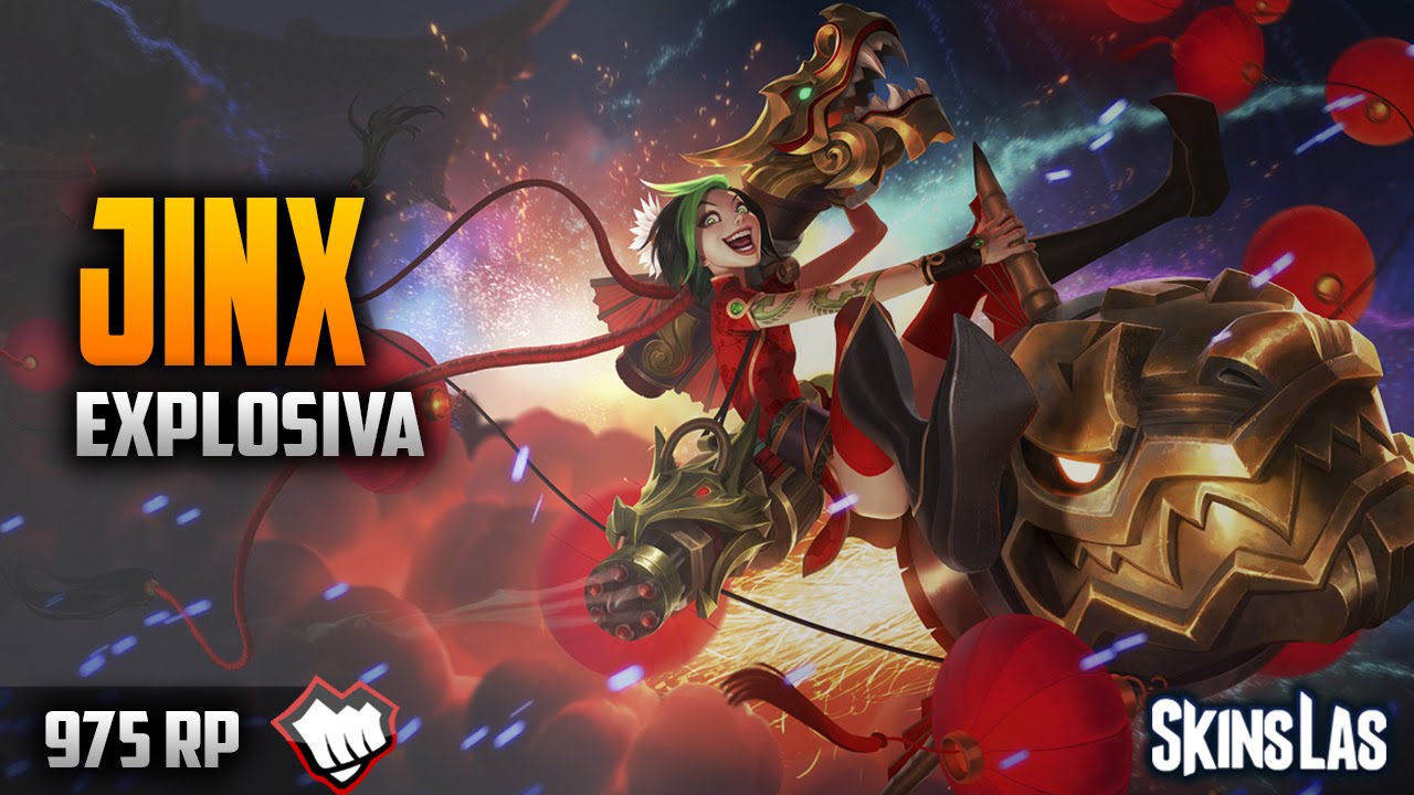 Jinx Explosiva | League Of Legends | Skin Audio Latino [HD] #LOL - YouTube
