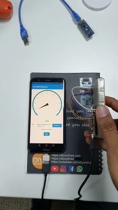HC-SR04 Ultrasonic Distance Meter | Flutter With Arduino - YouTube