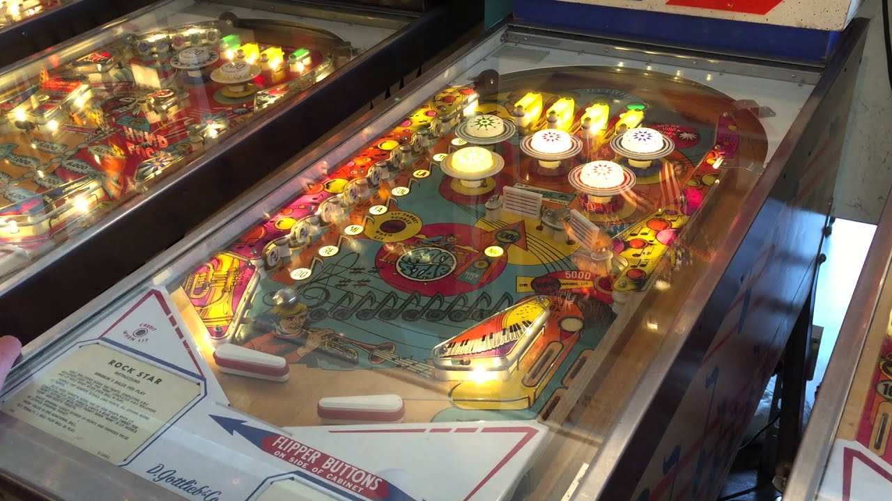 Gottlieb Rock Star Pinball - YouTube