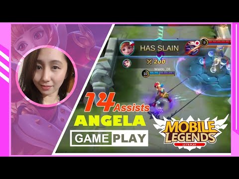 ANGELA GAMEPLAY | MLBB | Jenn Nicolas - YouTube