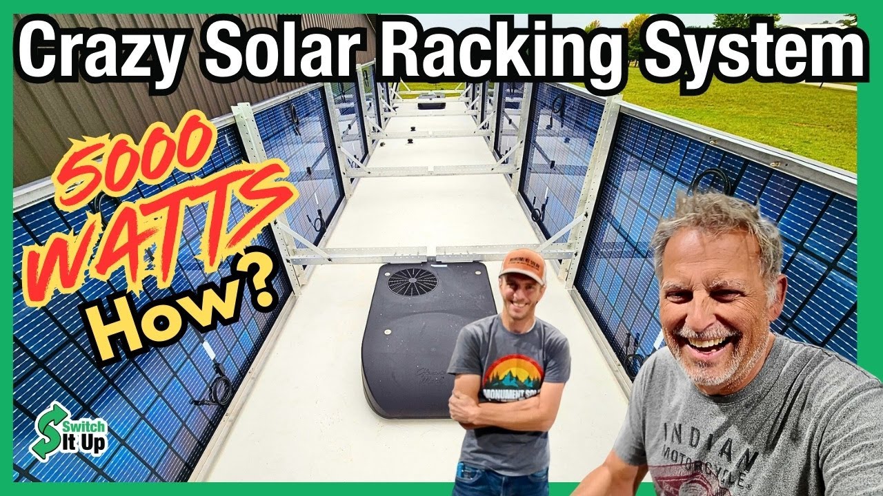 Unique RV Solar Option (Best way to pivot solar panels) - YouTube