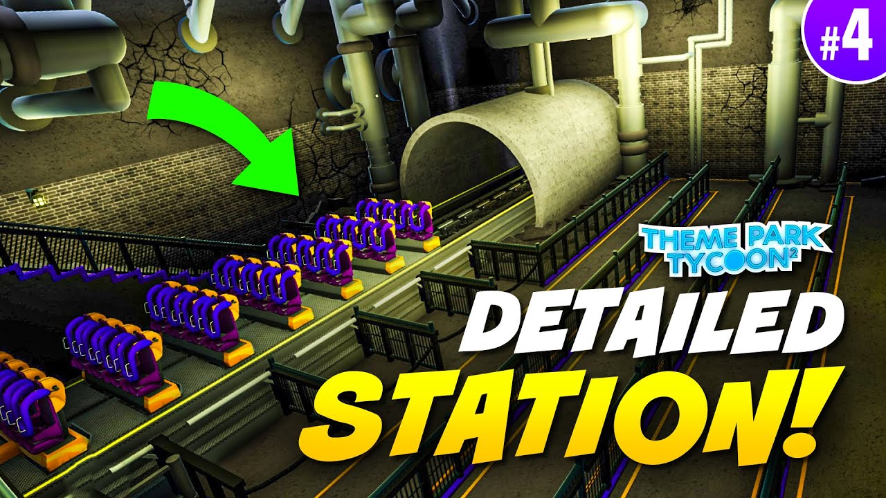 Building a CREEPY STATION! | Theme Park Tycoon 2 • #4 - YouTube