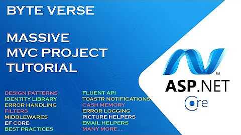 ASP.NET Core MVC | MVC Lessons | MVC Tutorial .NET 7 MVC Project Tutorial - YouTube