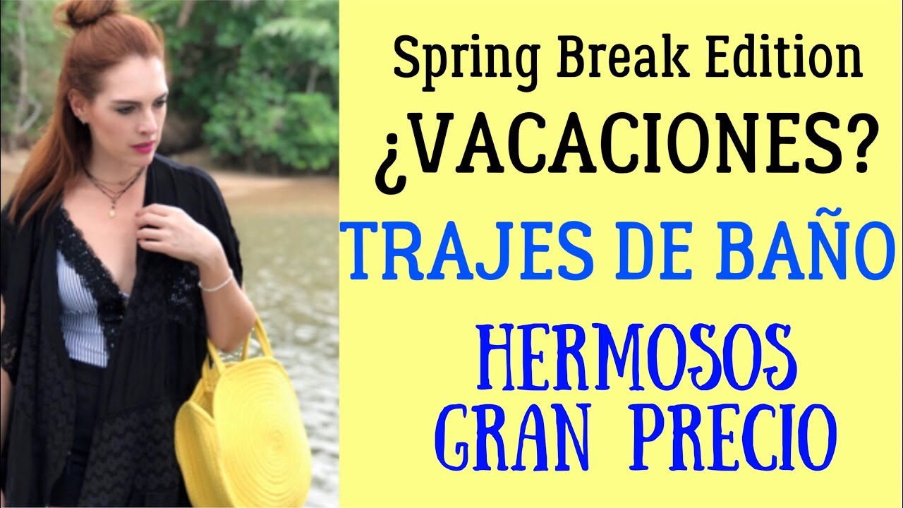 TRAJES DE BAÑO BONITOS PARA SPRING BREAK/VACACIONES - YouTube