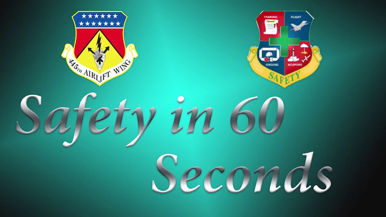 Safety In 60 Seconds Ep.1 - YouTube