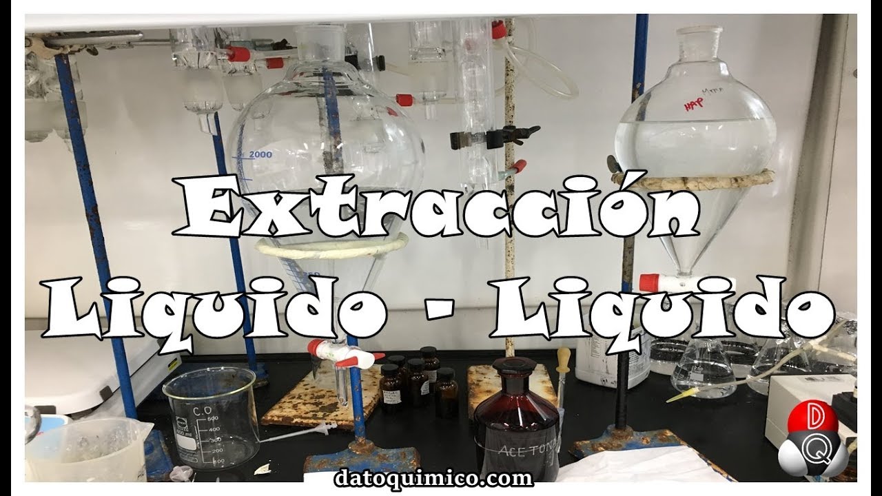 Extracción Liquido - Liquido | Practica de Laboratorio - YouTube