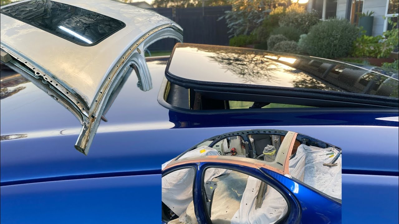 FORD FALCON AU XR8 - SUNROOF INSTALLATION - YouTube