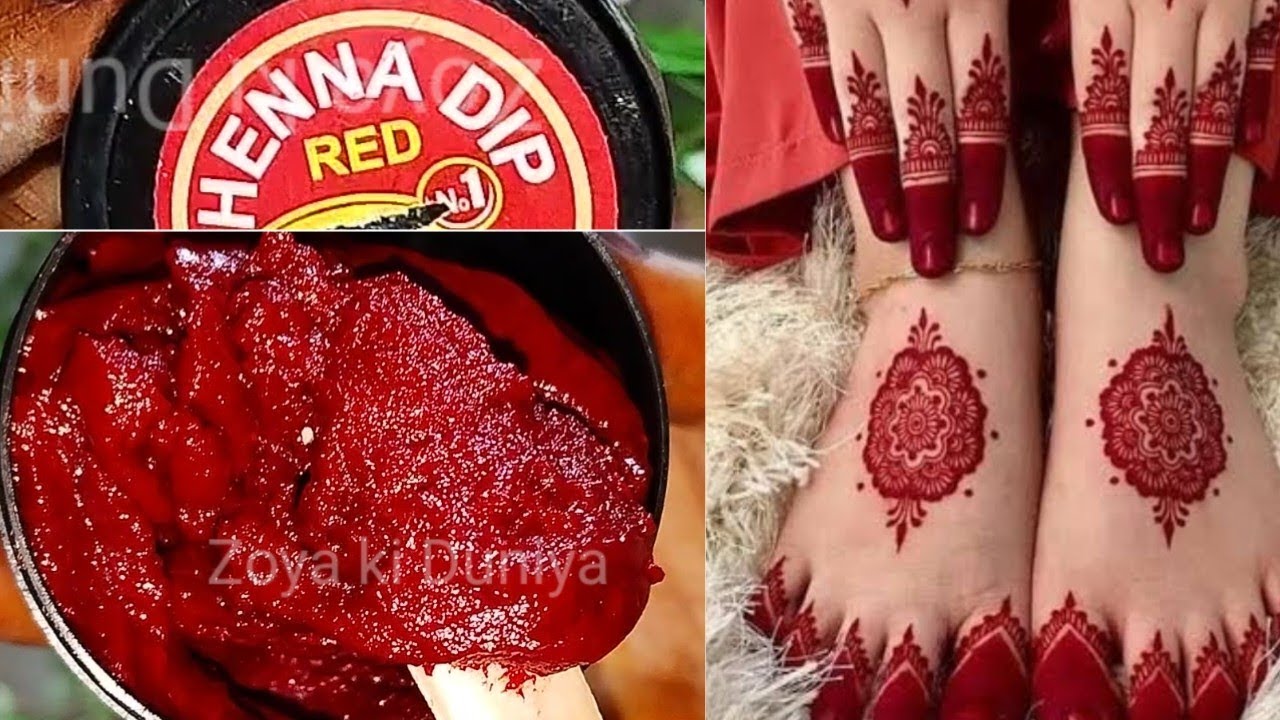 Dip Henna Recipe//Instant Dip Mehendi how to apply// Just in 5mins get ...