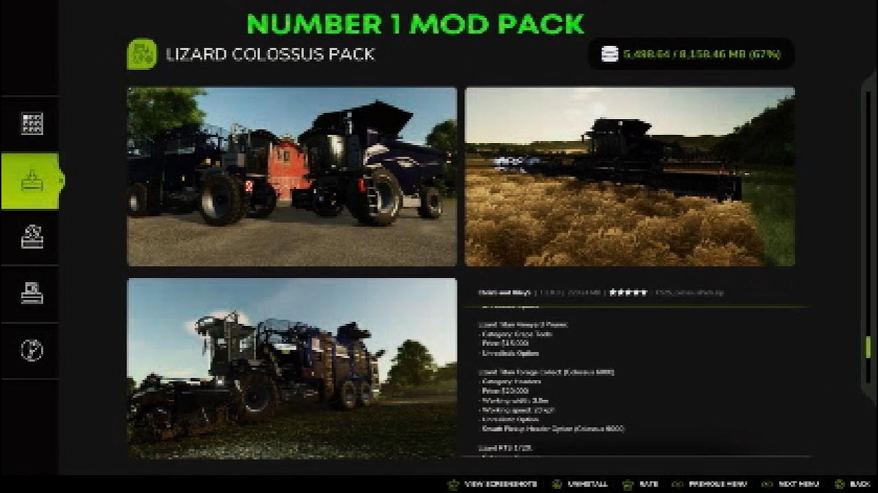 Farming Simulator 25 - The colossus pack,Best mod pack in game - YouTube