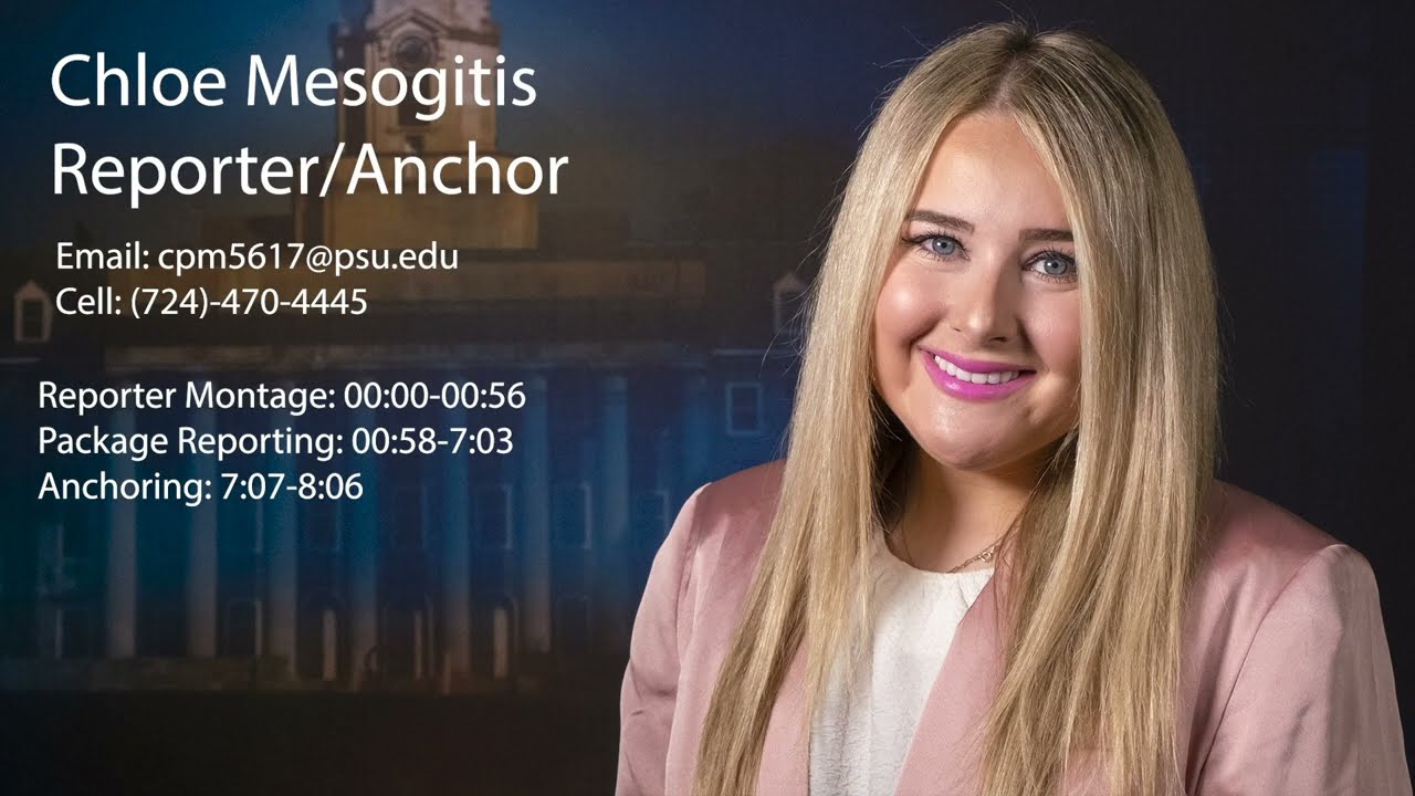 Chloe Mesogitis Reporter/Anchor Reel 2022 - YouTube