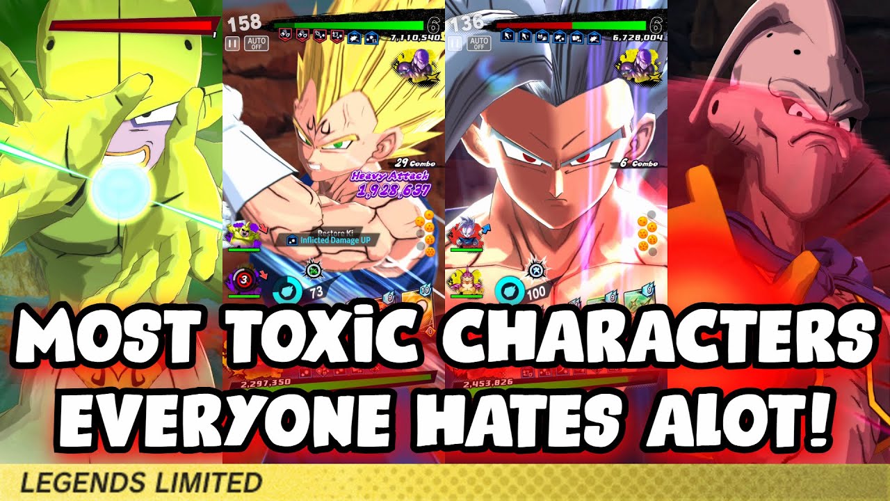 Most Toxic Characters Everyone Hates In Dragon Ball Legends - YouTube