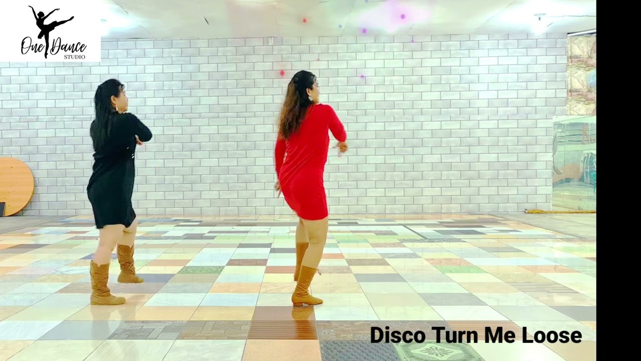 Disco Turn Me Loose - Line Dance - Demo - YouTube