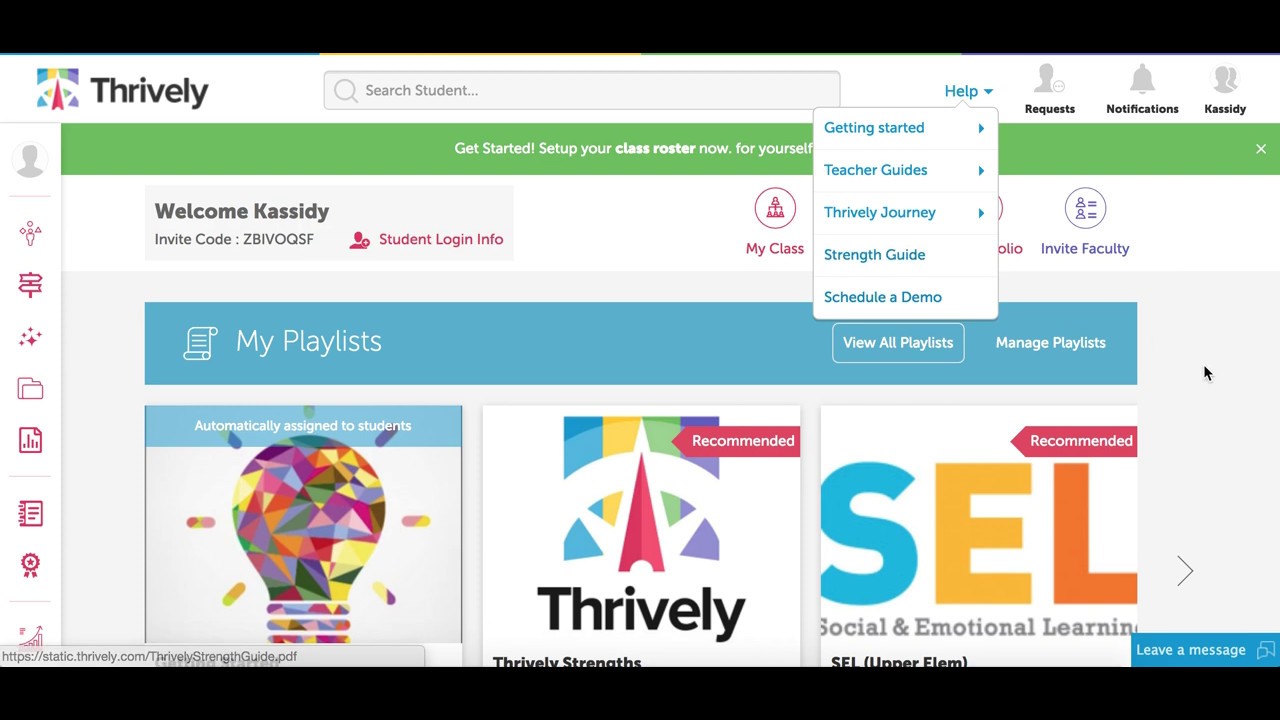 Thrively Tutorial for Teachers - YouTube