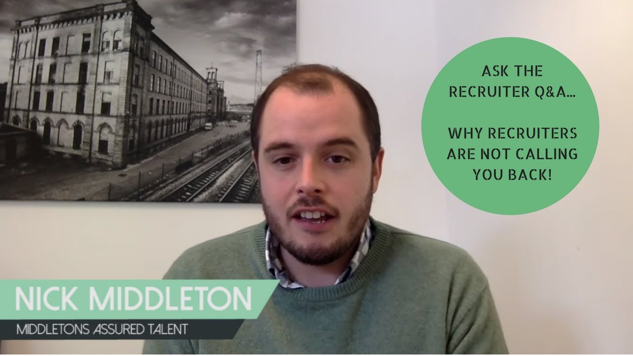 Why recruiters are not calling you back! - Ask the recruiter Q&A with ...