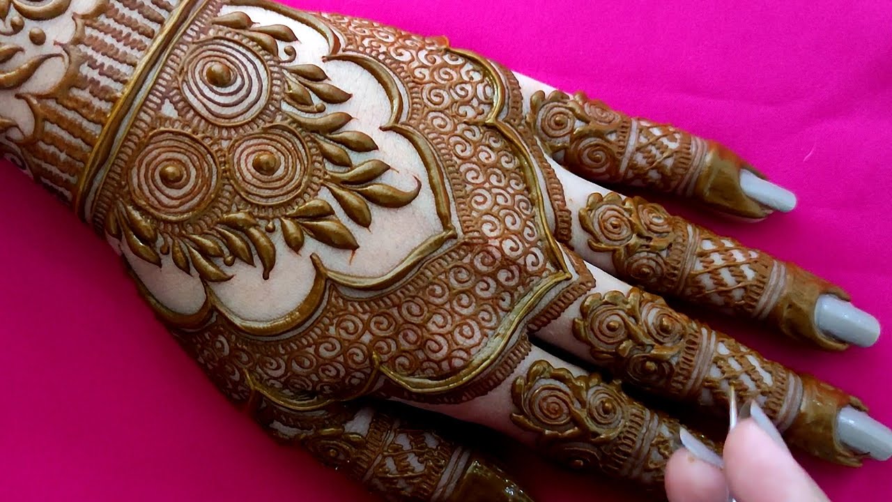 Unique and Stylish Full Hand Mehandi ka design ll rakhi Special Full ...