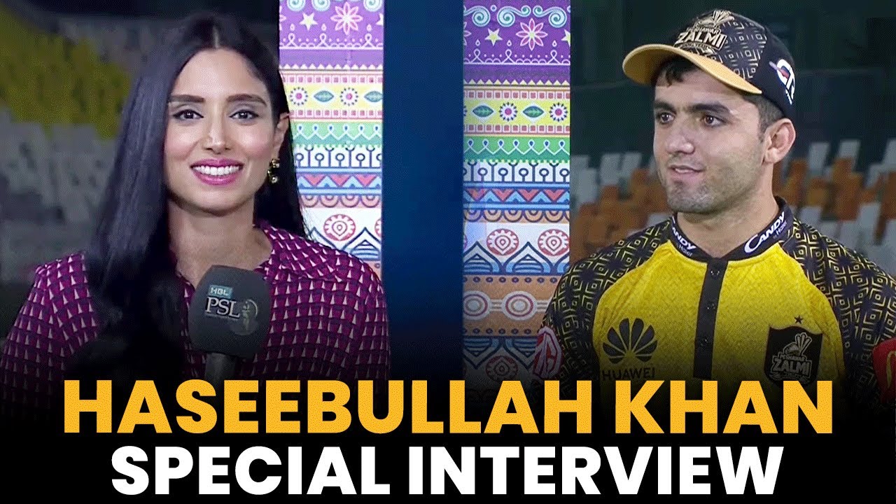 Haseebullah Khan Special Interview | Peshawar Zalmi vs Karachi Kings ...