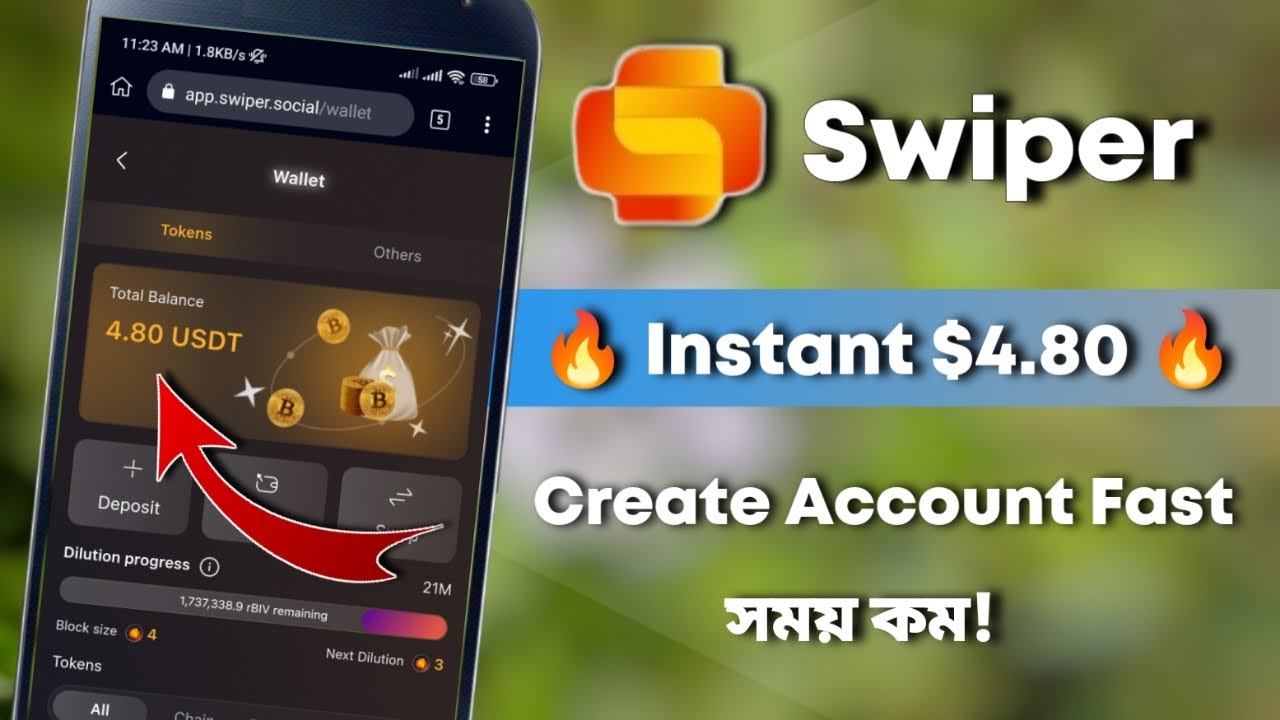 Swiper Instant Payment | Swiper Payment Proof | Swiper Account Create ...