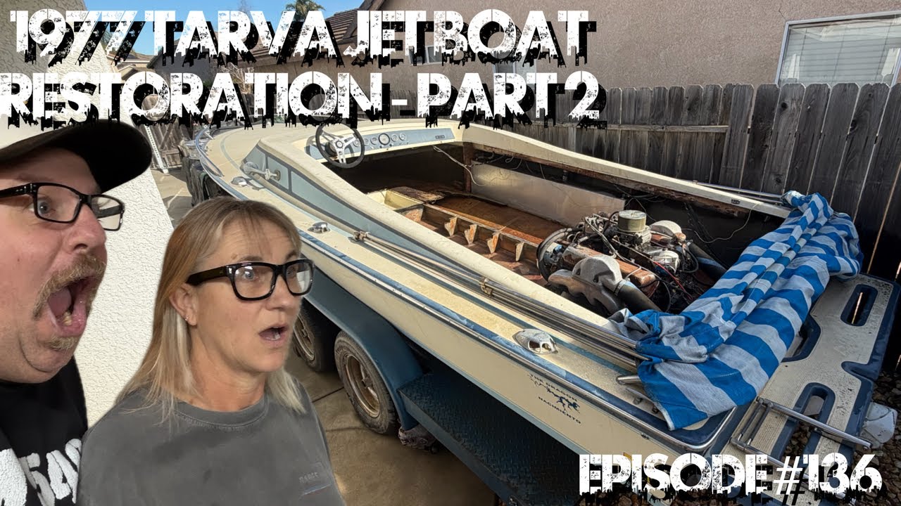 1977 Tarva Jet Boat Restoration - Part 2 - Episode #136 - YouTube