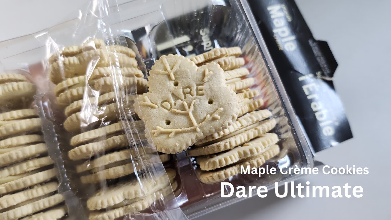 Unboxing / Tasting Dare Ultimate Maple Crème Cookies - YouTube