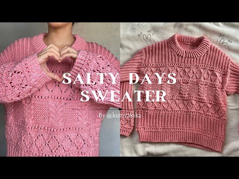 [Knitting episode 1] Salty days sweater by kutovakika. My first sweater ...