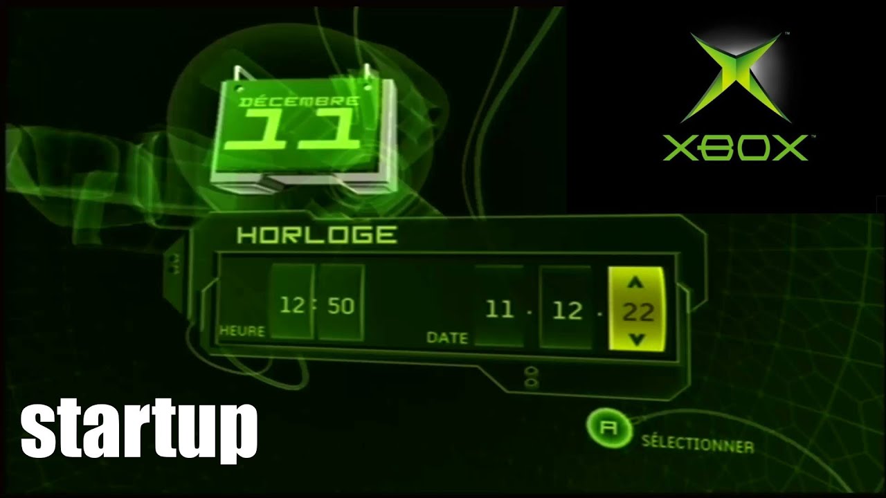 XBOX PREMIERE GENERATION STARTUP FIRST GENERATION XBOX TEST ...