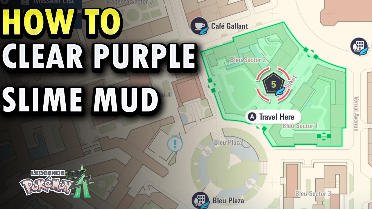 How To Clear Purple Slime Mud - Pokemon Legends Z-A - YouTube