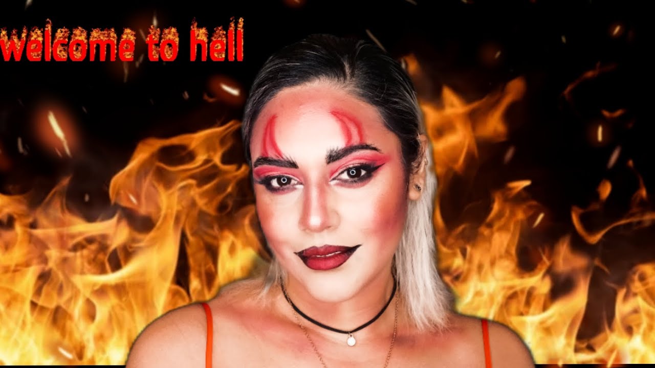 Maquillaje de diablita - YouTube