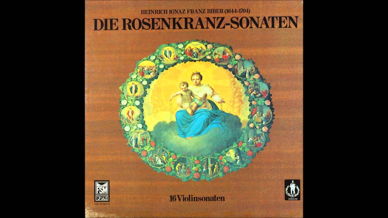 FRANZ BIBER , ROSENKRANZ SONATAS No 1,2,3 SUSANNE LAUTENBACHER VIOLIN ...
