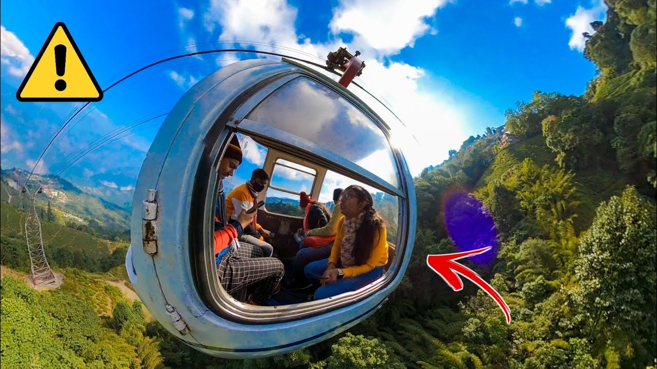 Beautiful Experience In Darjeeling Cable Car | Darjeeling Ropeway with ...