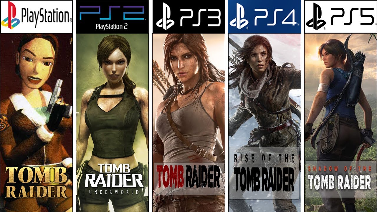 Evolution of Tomb Raider Games 1996-2022 #gamehistory#evolutiongame # ...