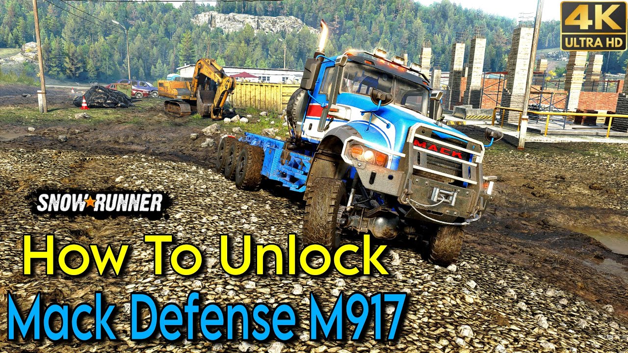 How to Unlock Mack Defense M917 in Snowrunner - YouTube