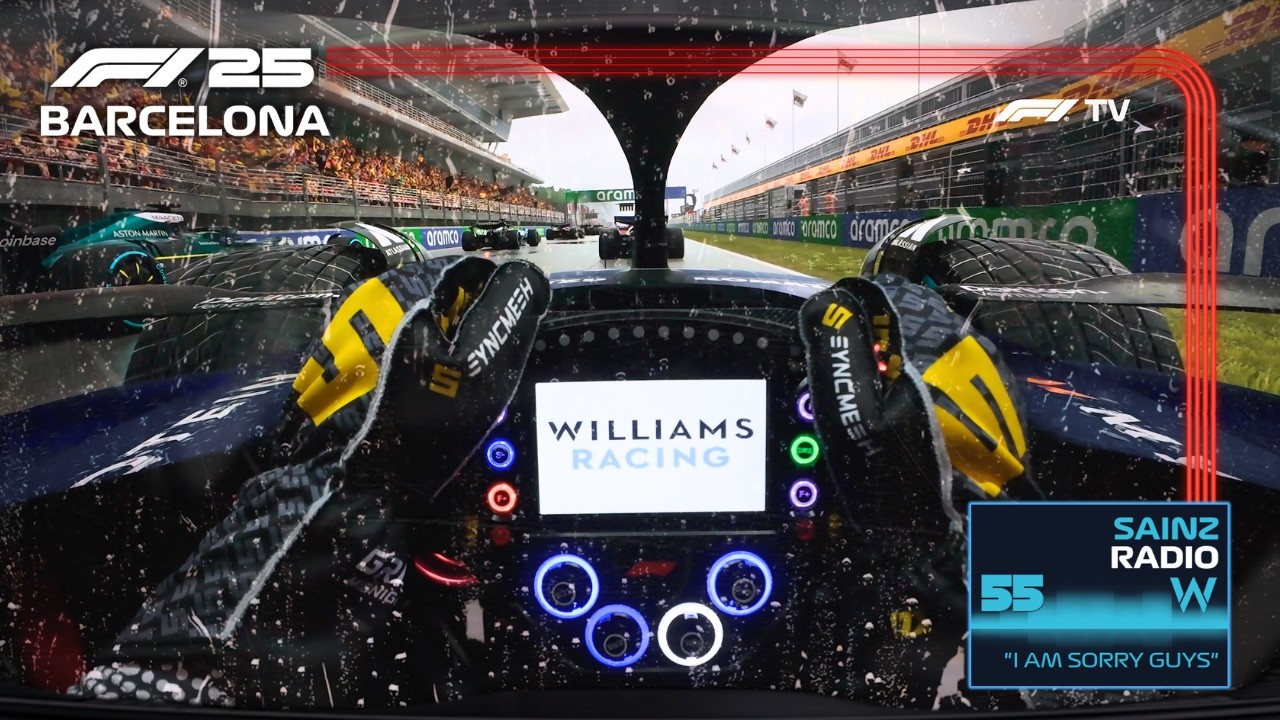 ULTRA IMMERSIVE Formula 1 2025 Spanish GP Carlos Sainz - YouTube