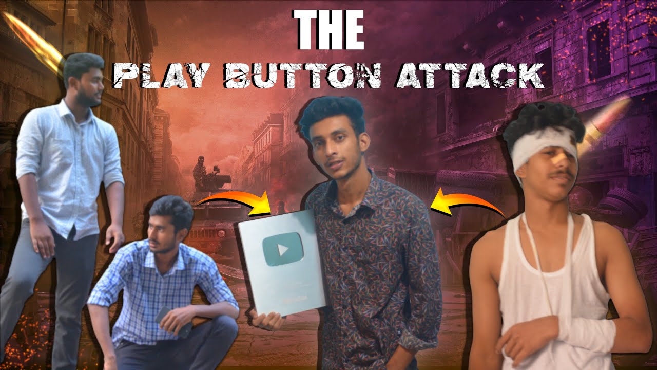 THE PLAY BUTTON ATTACK 💣🔥 | Official Video | Manik Gaming | Play Button ...