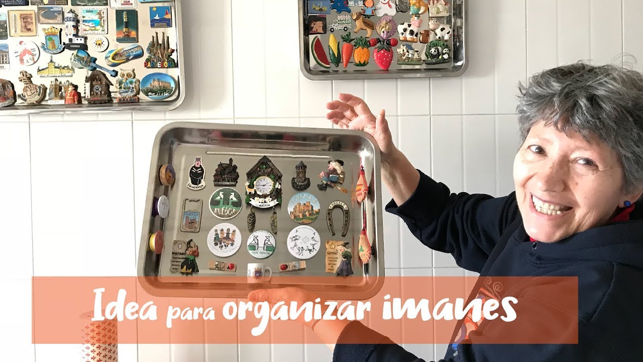 Idea para organizar imanes - YouTube