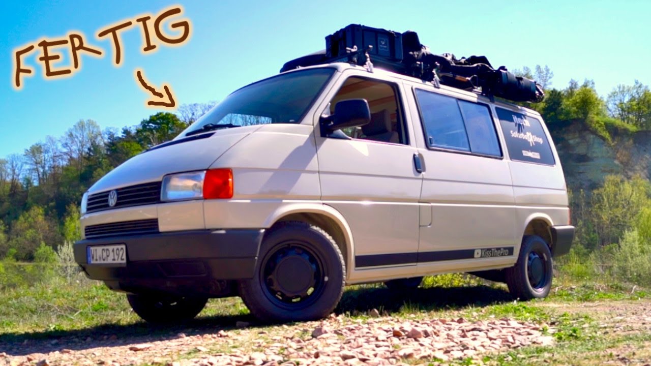 UNSER VW BUS IST FERTIG - VW T4 CAMPER AUSBAU - YouTube