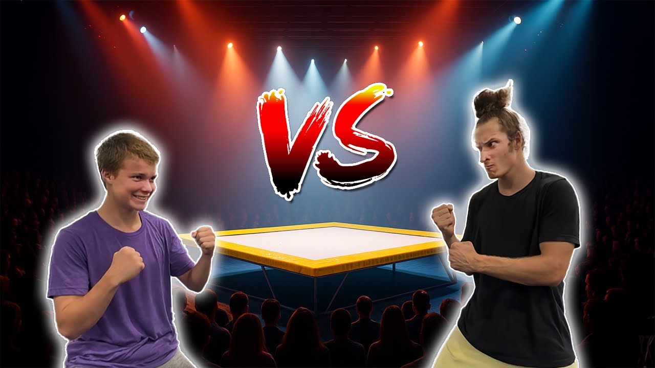 TRAMPOLINE BATTLE! (Bob Reese Vs Parker) - YouTube