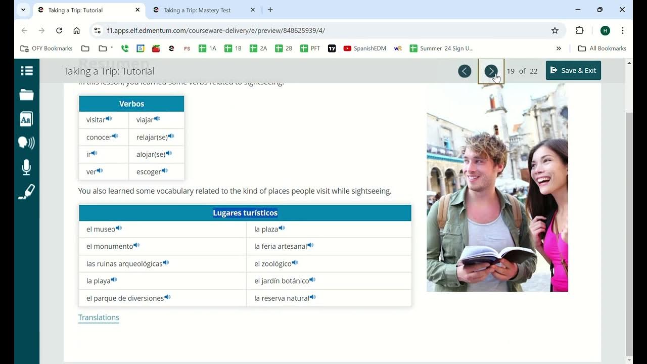 2B: Unit 5 - Taking a Trip (Tutorial & Mastery Test) - YouTube