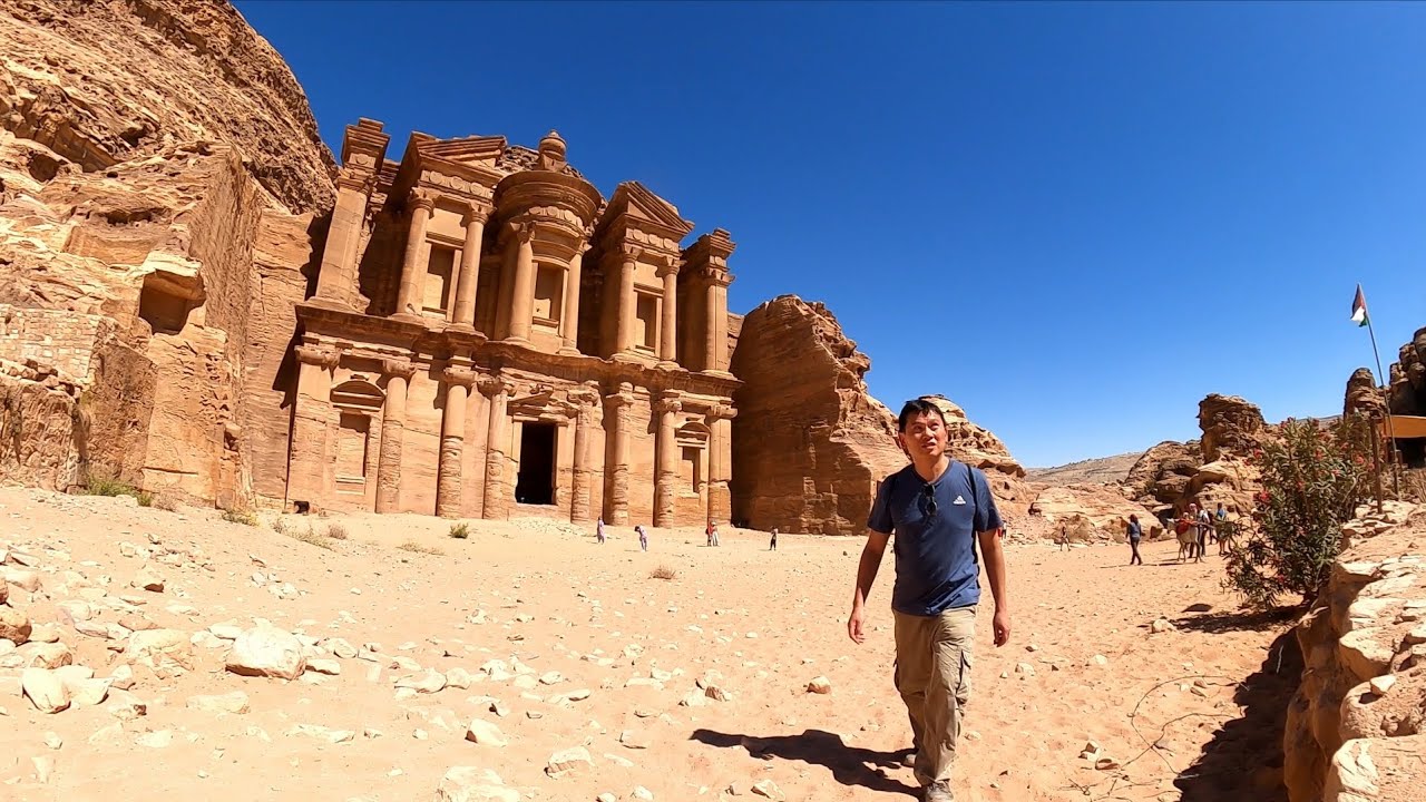Petra Jordon: The 800 steps to see the Monastery (Ed-Deir) and End of ...
