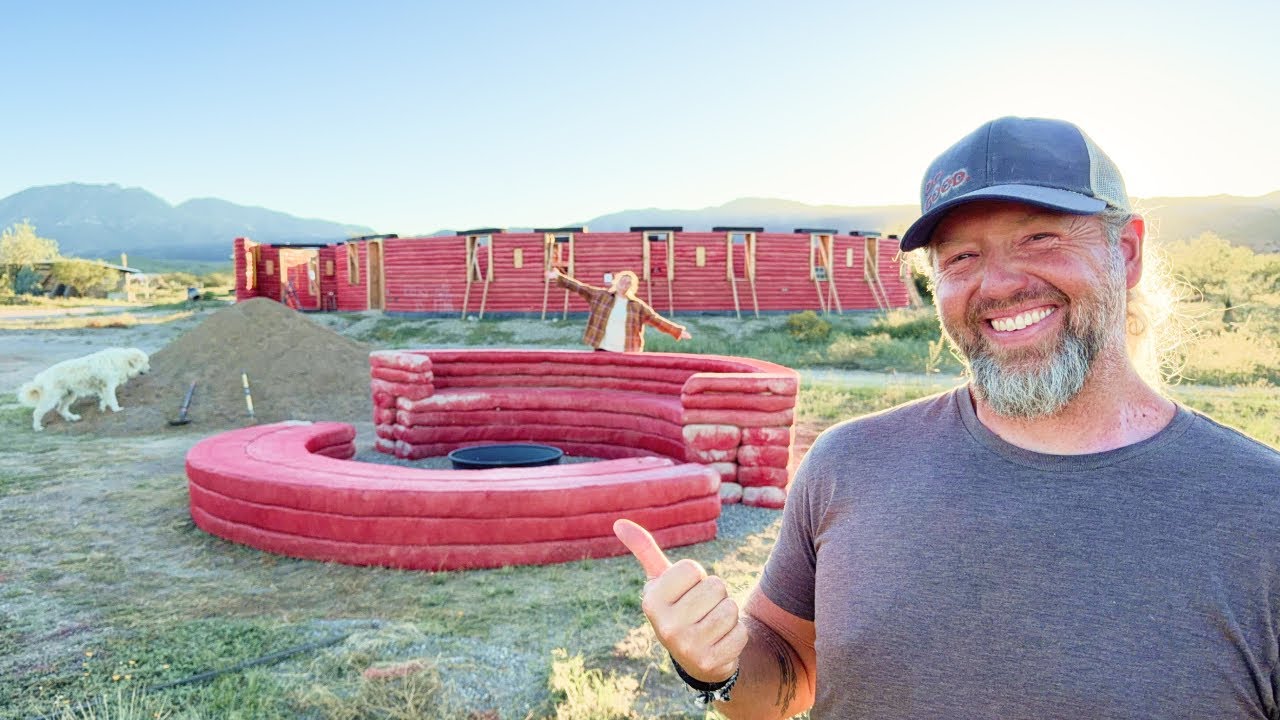 6 Months of Planning: We're Building Her HYPERADOBE BENCH - YouTube