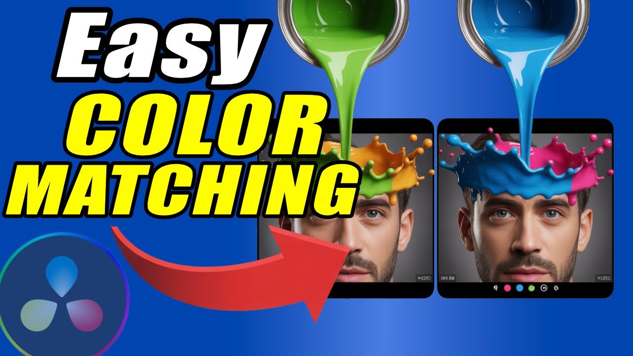 How to Match Colors Between Shots in DaVinci Resolve Fast! - YouTube